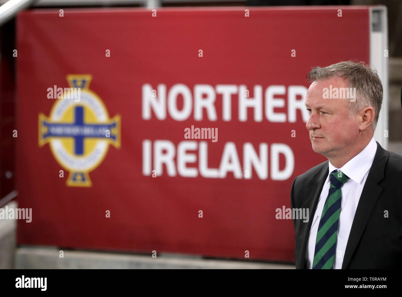 Northern Ireland Manager Michael O'Neill during the UEFA Euro 2020 ...