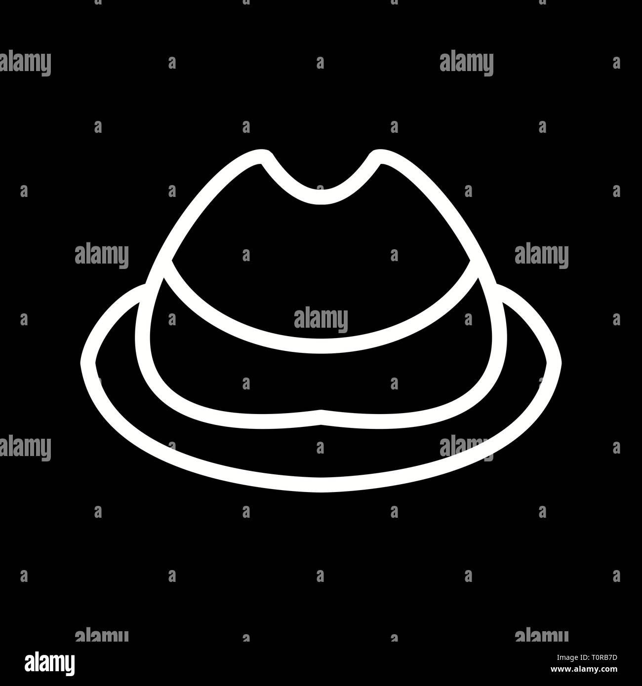 Illustration Cap Icon Stock Photo - Alamy