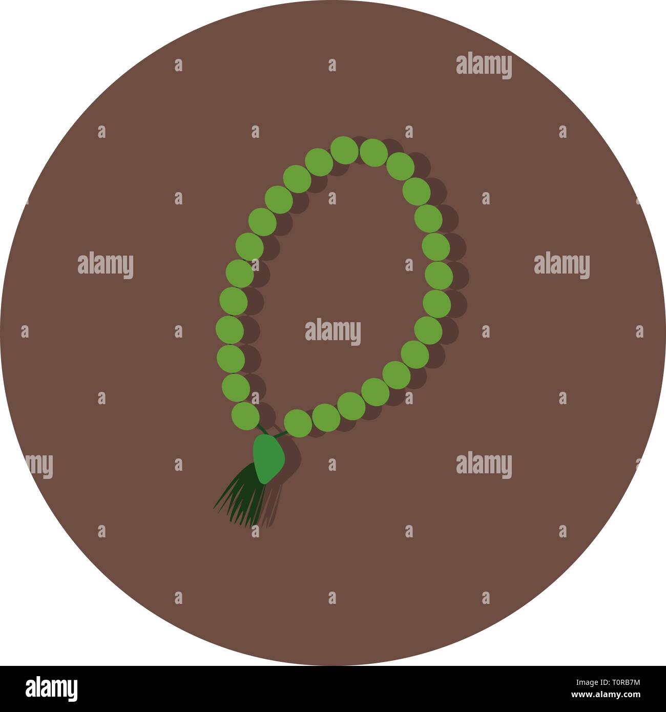 Illustration Bead Icon Stock Photo - Alamy