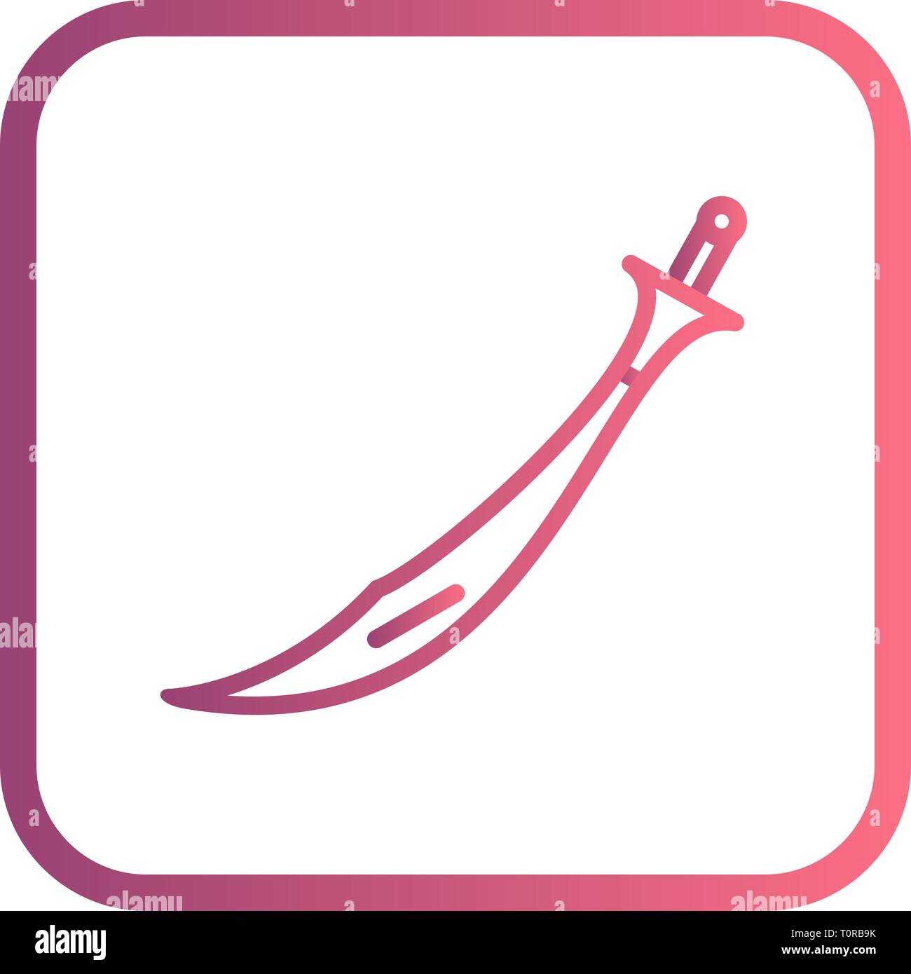Illustration Sword Icon Stock Photo - Alamy