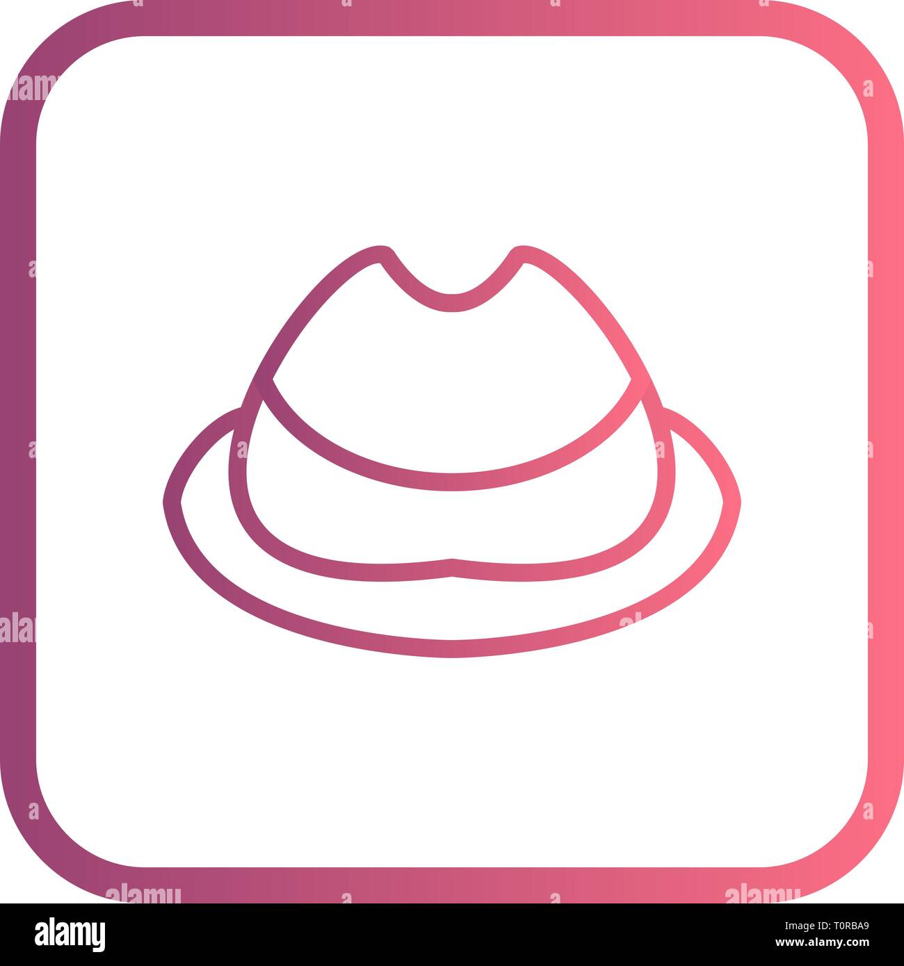 Illustration Cap Icon Stock Photo - Alamy