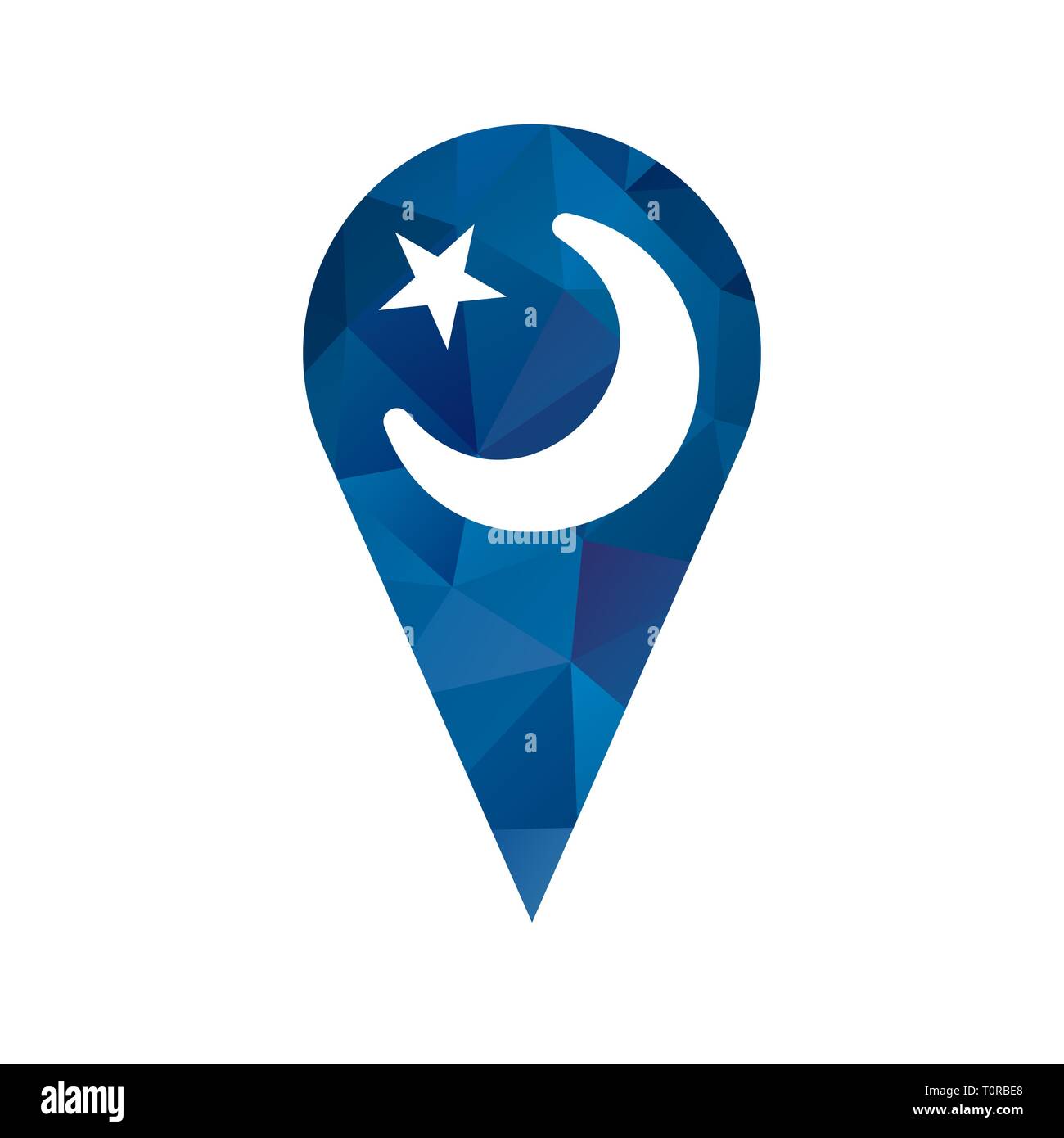 Illustration Minarat Icon Stock Photo - Alamy