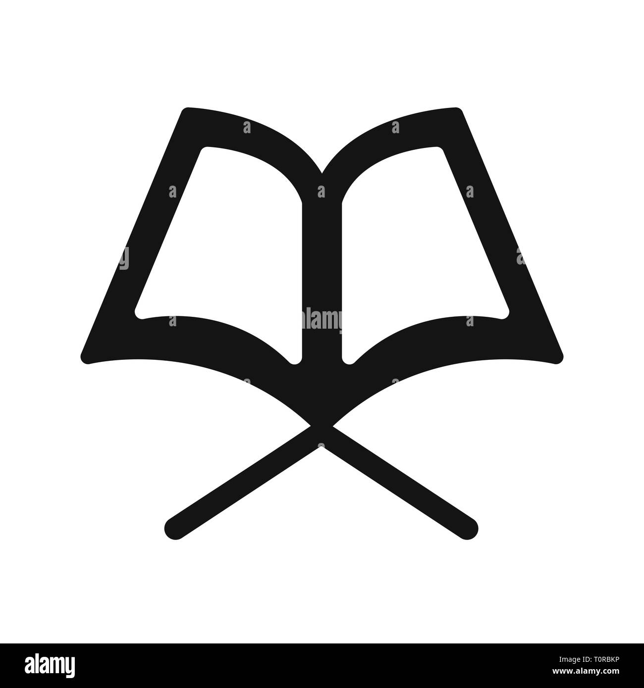 illustration Holy Quran Icon Stock Photo - Alamy