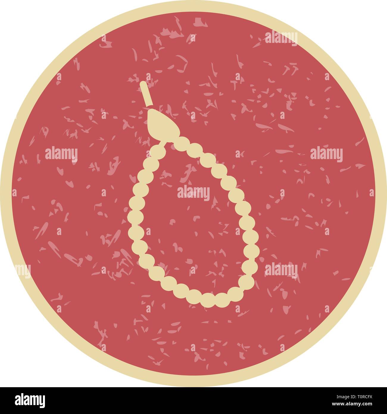 Illustration Bead Icon Stock Photo - Alamy