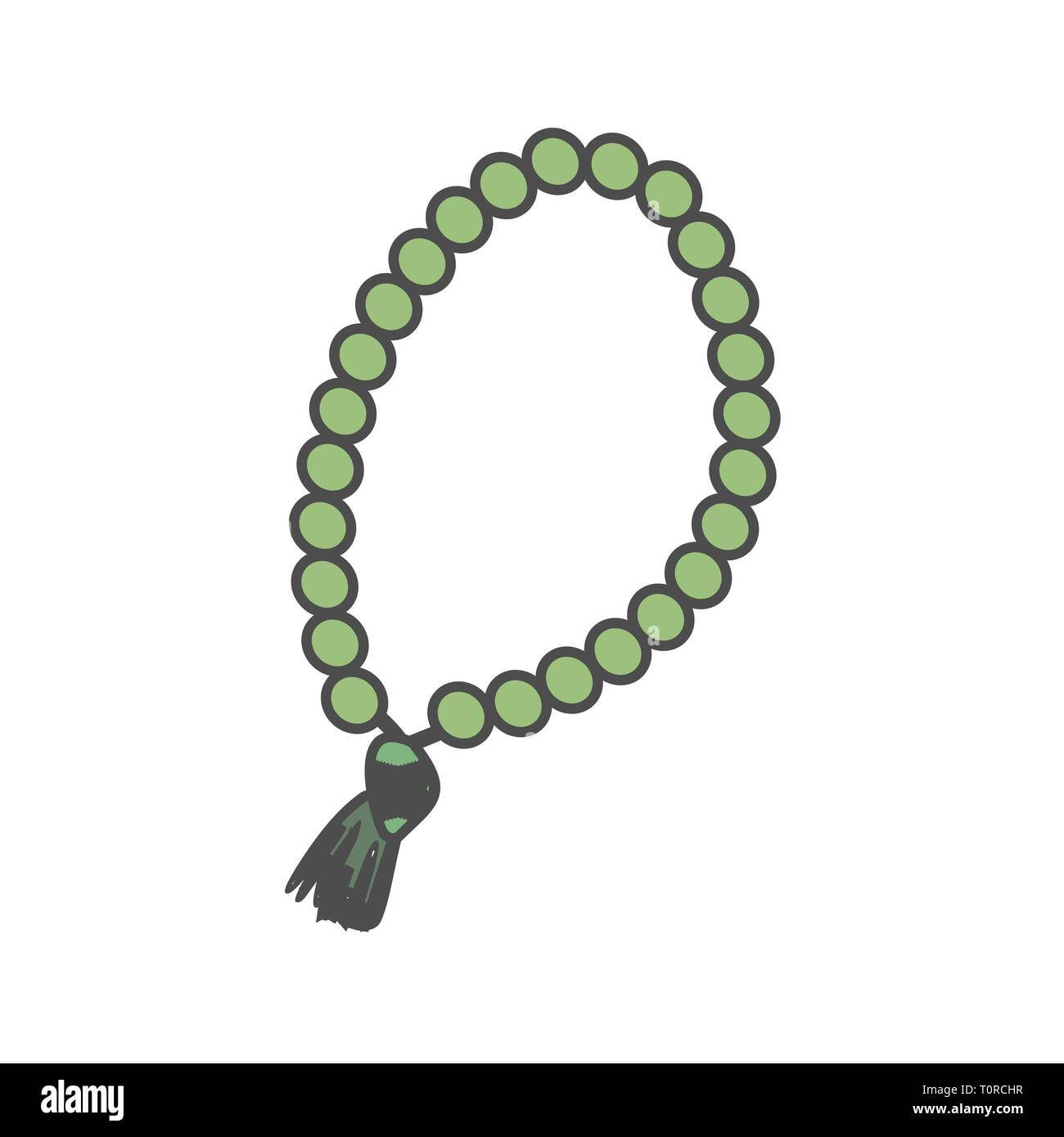 Illustration Bead Icon Stock Photo - Alamy