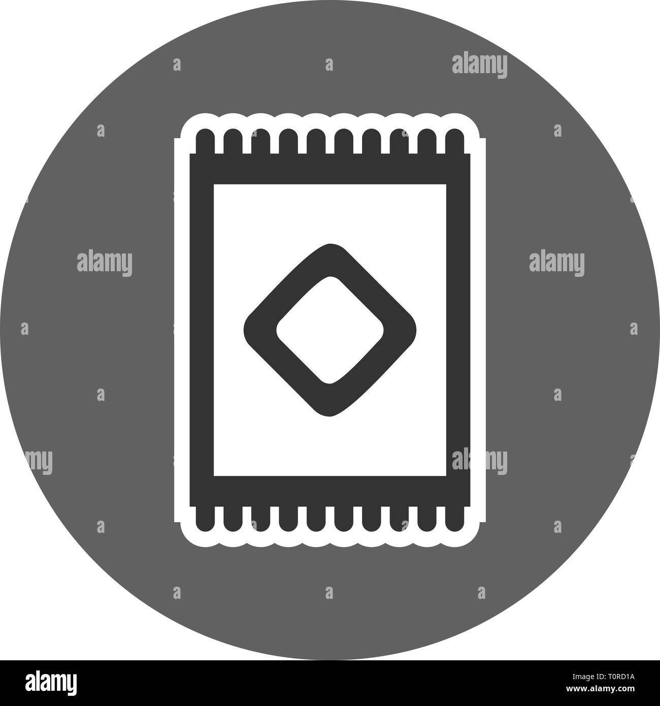 Rug symbol Black and White Stock Photos & Images - Alamy