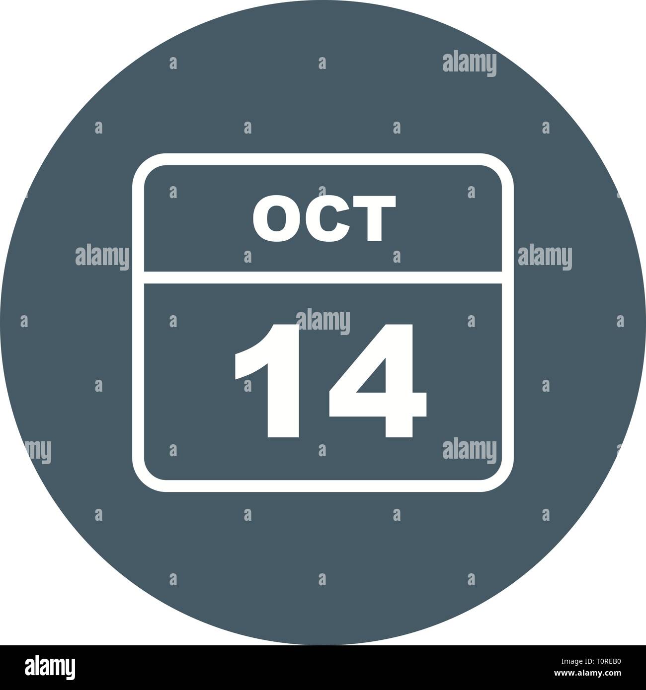 14 october icon hi-res stock photography and images - Alamy