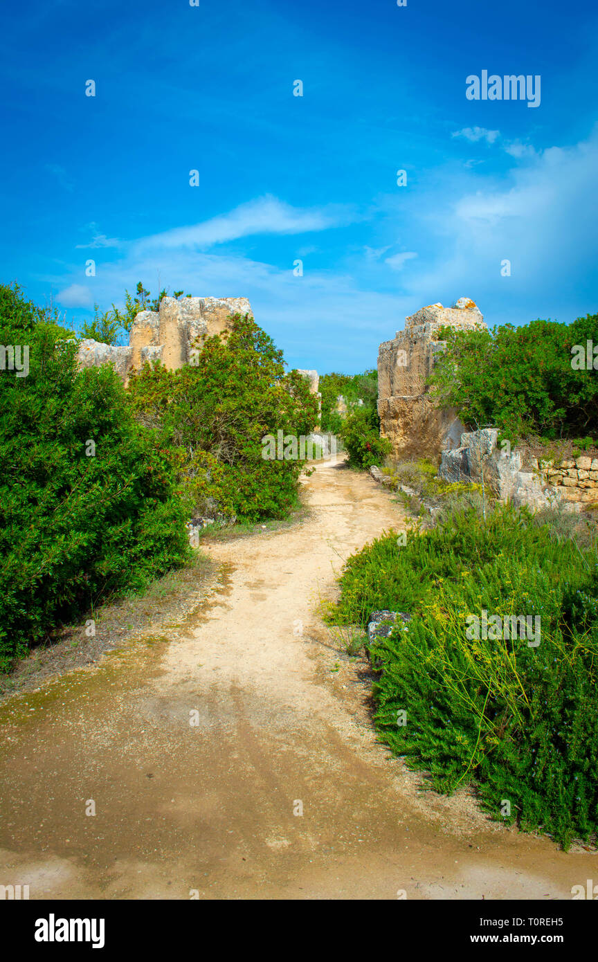 Lithica quarries menorca hi-res stock photography and images - Alamy