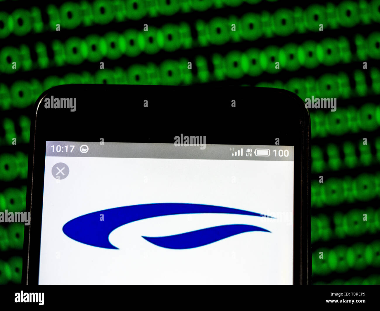 Calsonic Kansei Corporation logo seen displayed on smart phone Stock ...