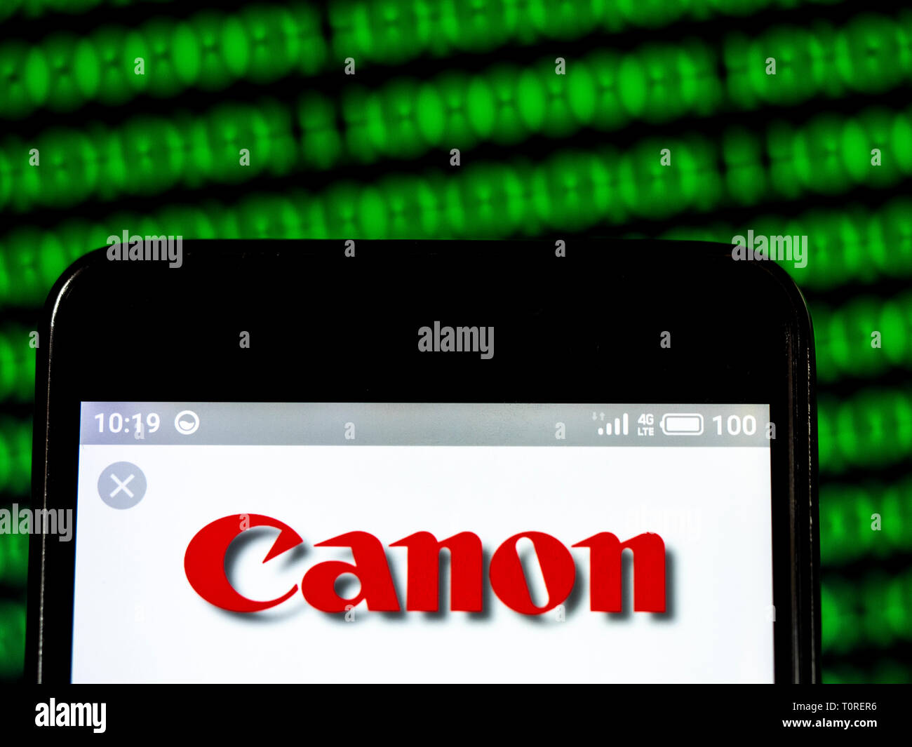 Displayed canon hi-res stock photography and images - Alamy