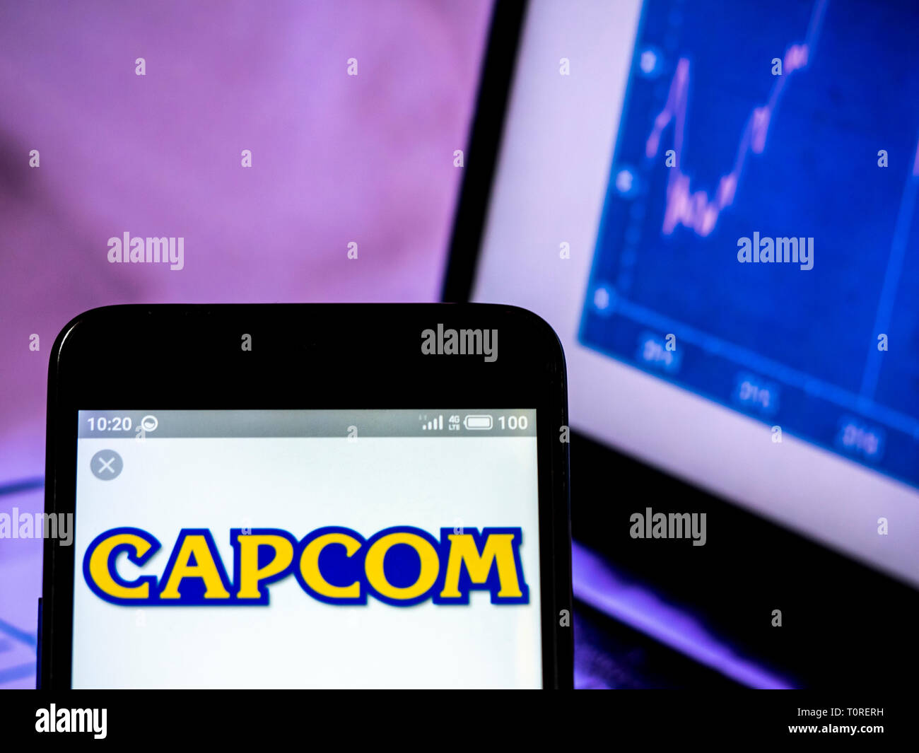 Capcom Co., Ltd. logo seen displayed on smart phone Stock Photo - Alamy