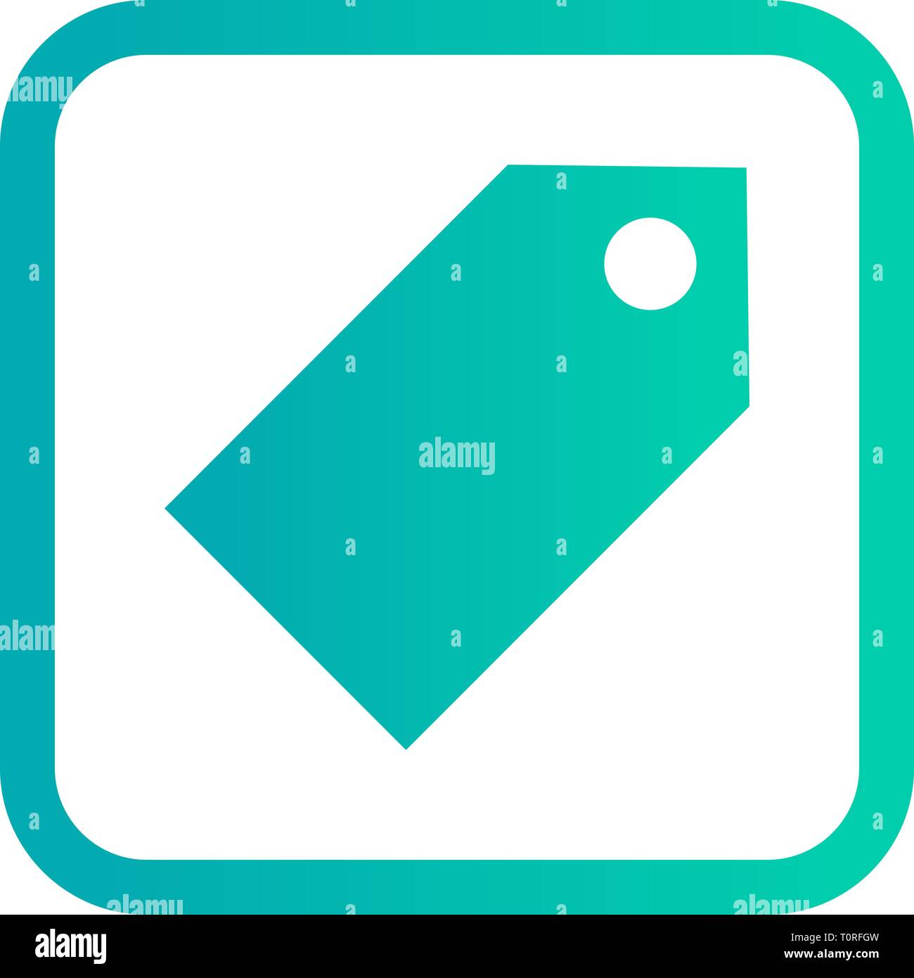 Illustration Tag Icon Stock Photo - Alamy