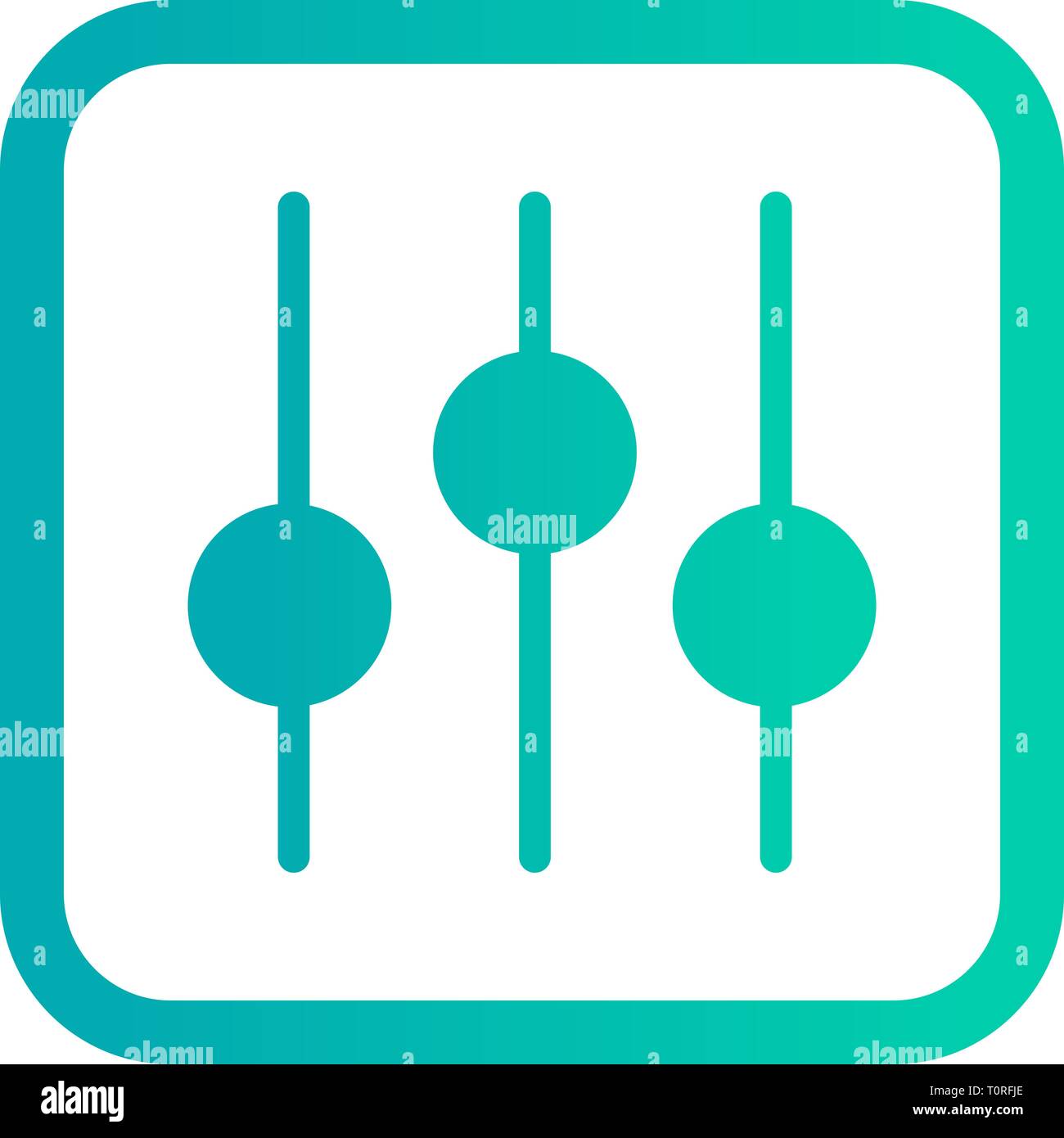 Illustration Setting Icon Stock Photo - Alamy