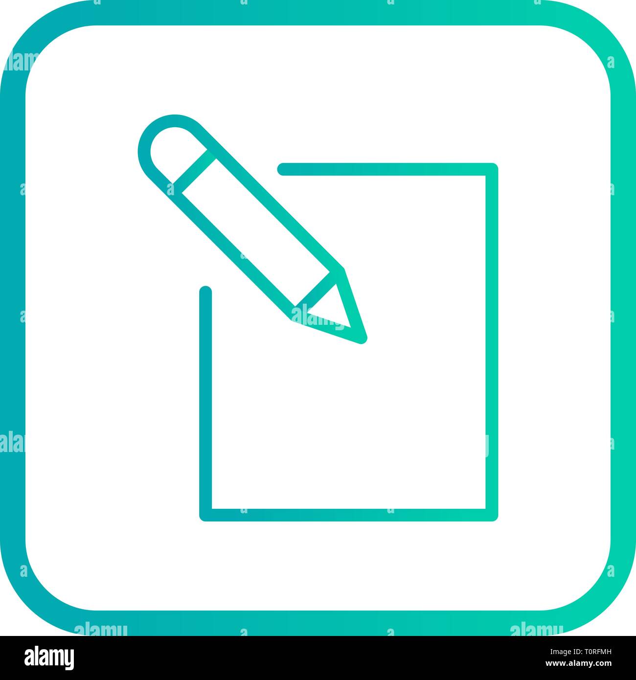 Illustration Edit Icon Stock Photo - Alamy