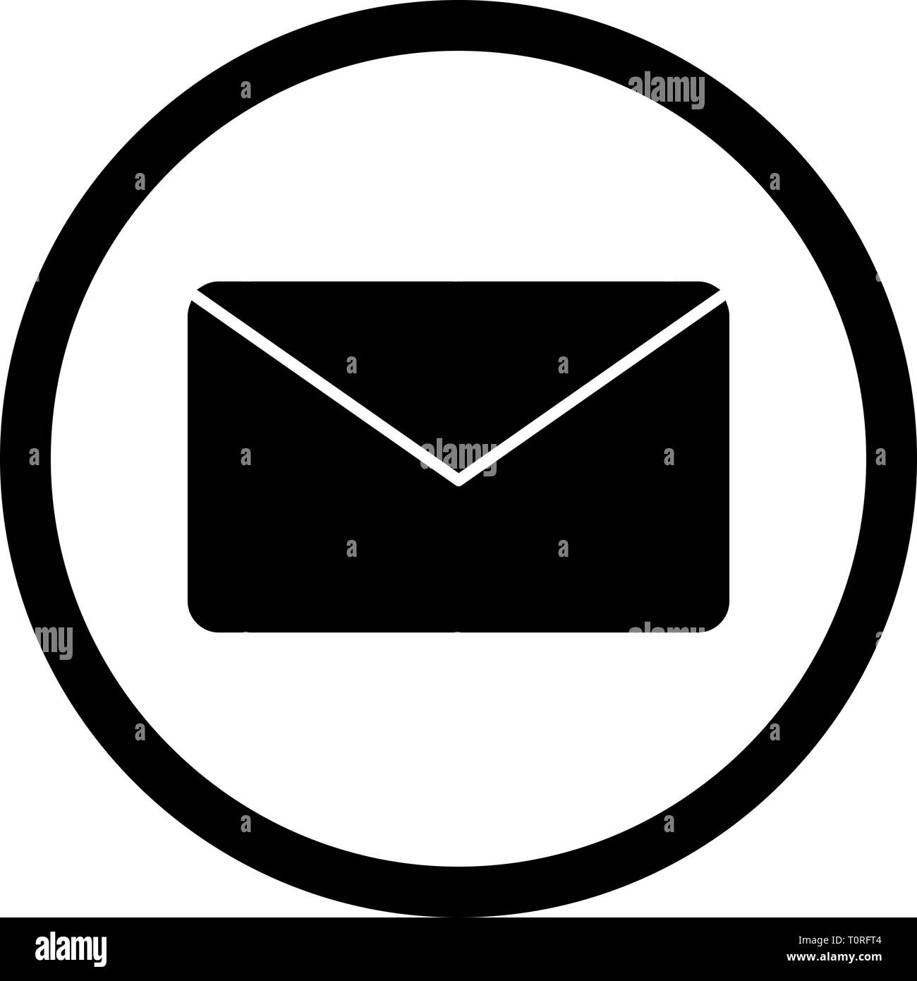 Illustration Envelope Icon Stock Photo - Alamy