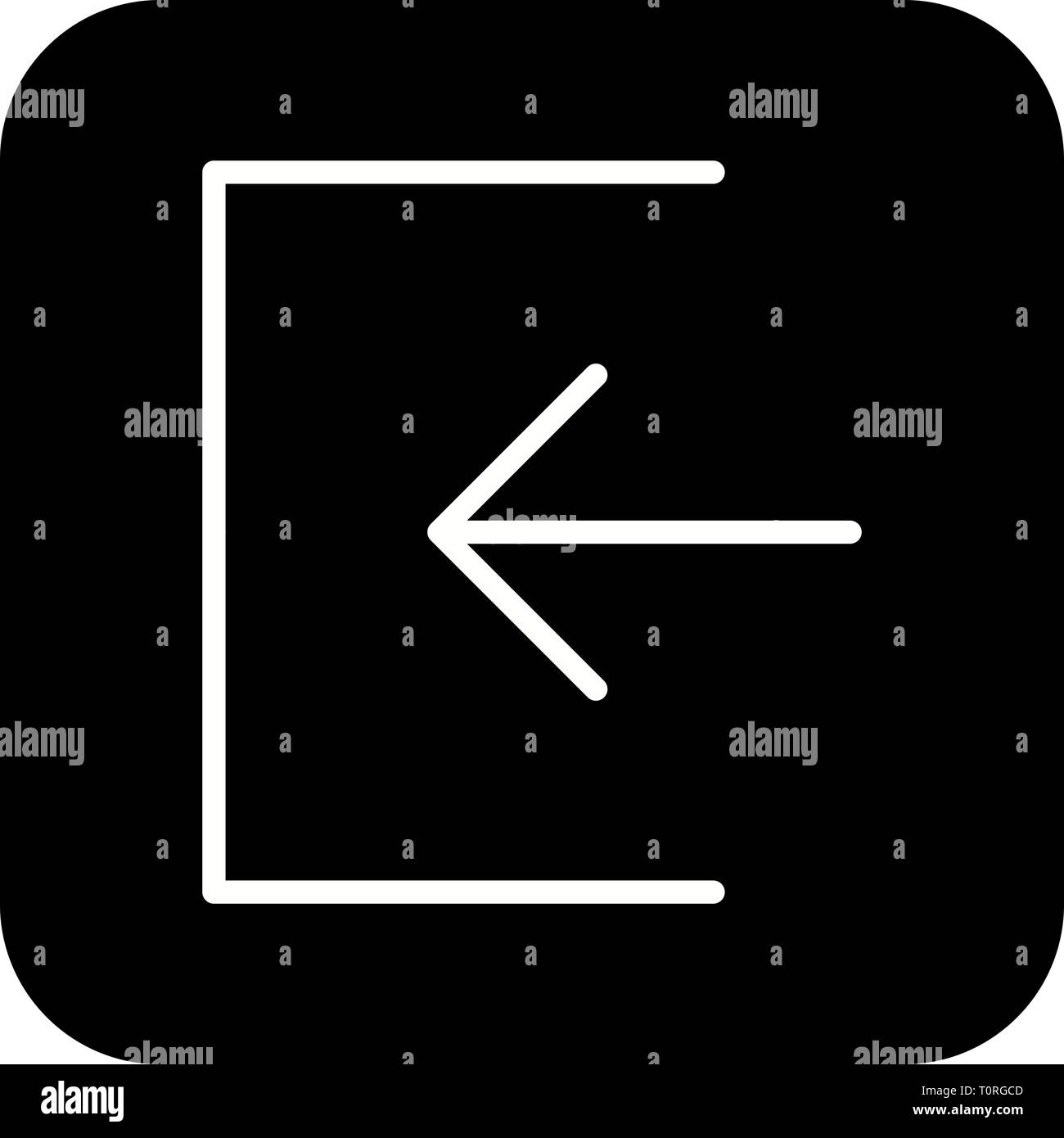 Illustration Sign In Icon Stock Photo - Alamy