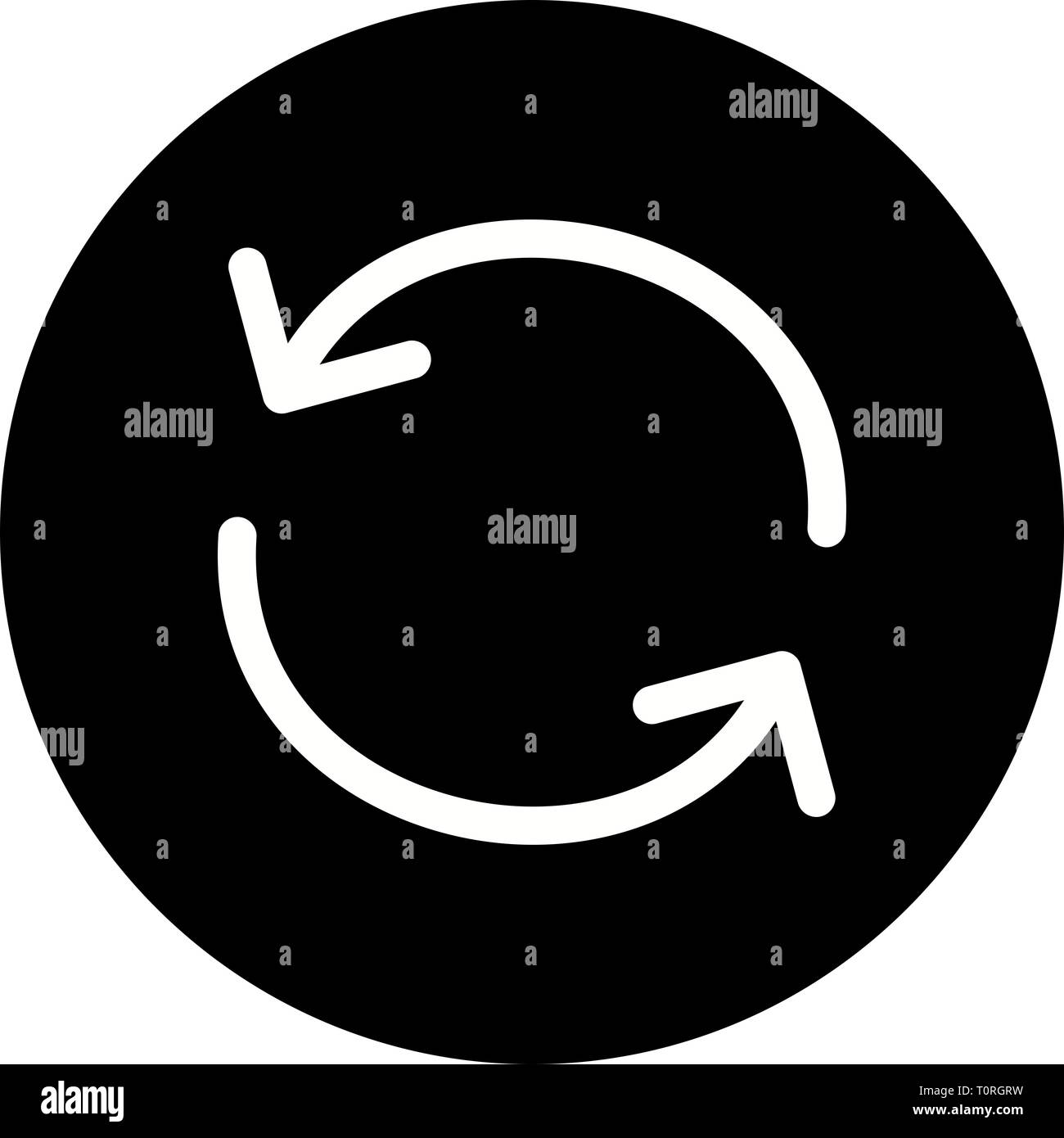 Illustration Reload Icon Stock Photo - Alamy