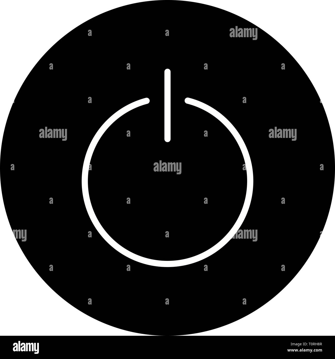 Logout icon vector line Black and White Stock Photos & Images - Alamy