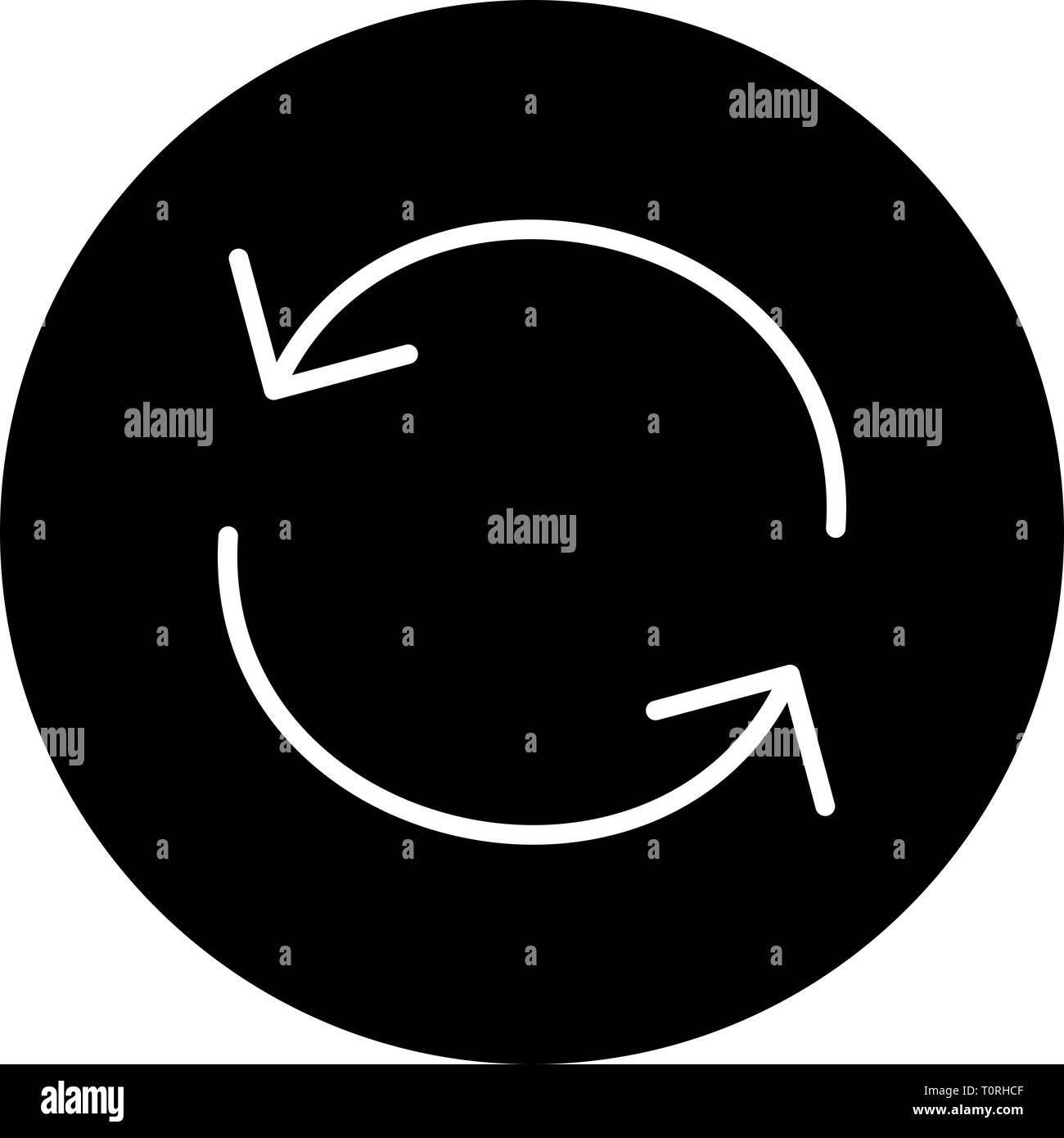 Illustration Reload Icon Stock Photo - Alamy