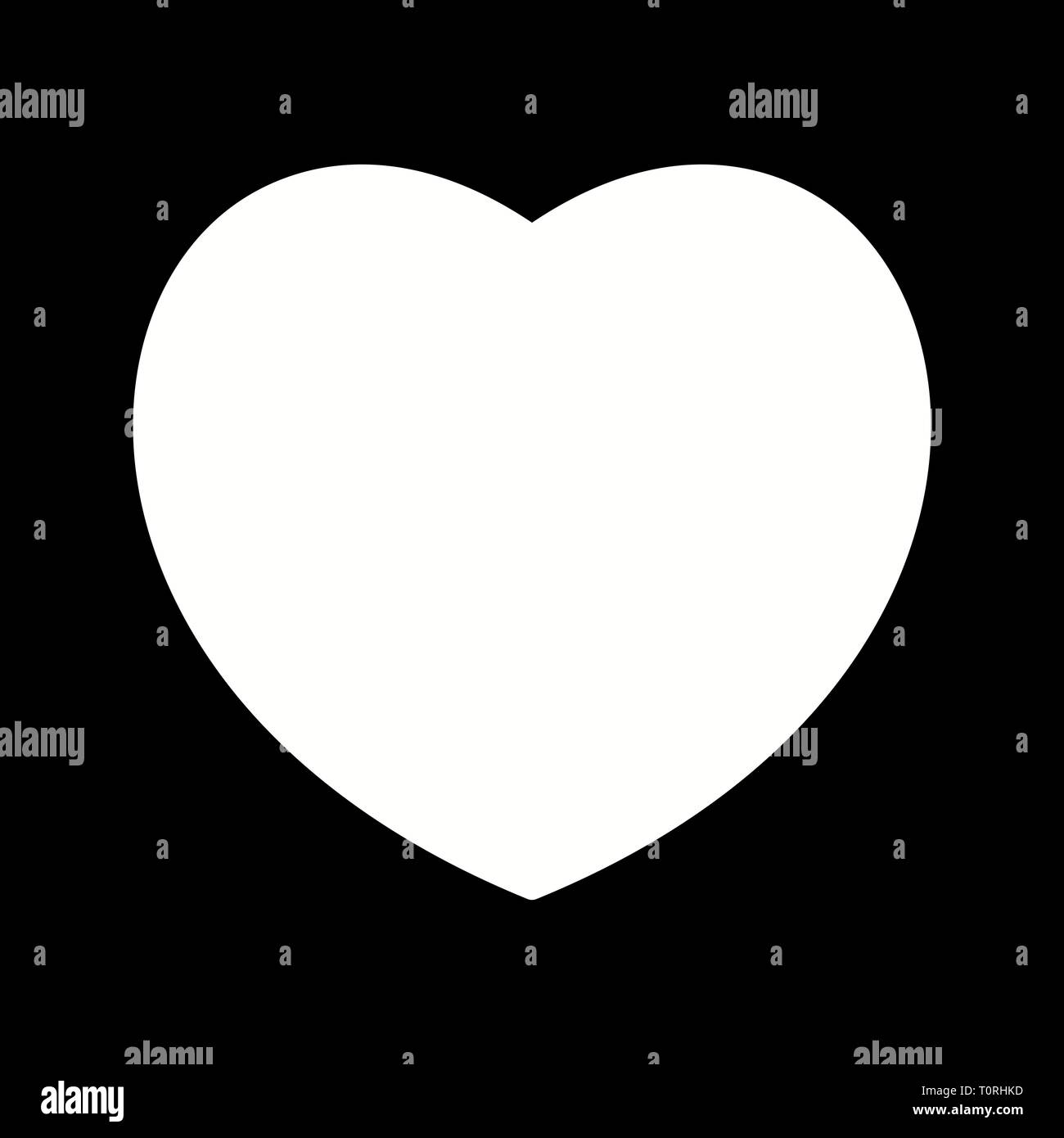 Illustration Heart Icon Stock Photo - Alamy
