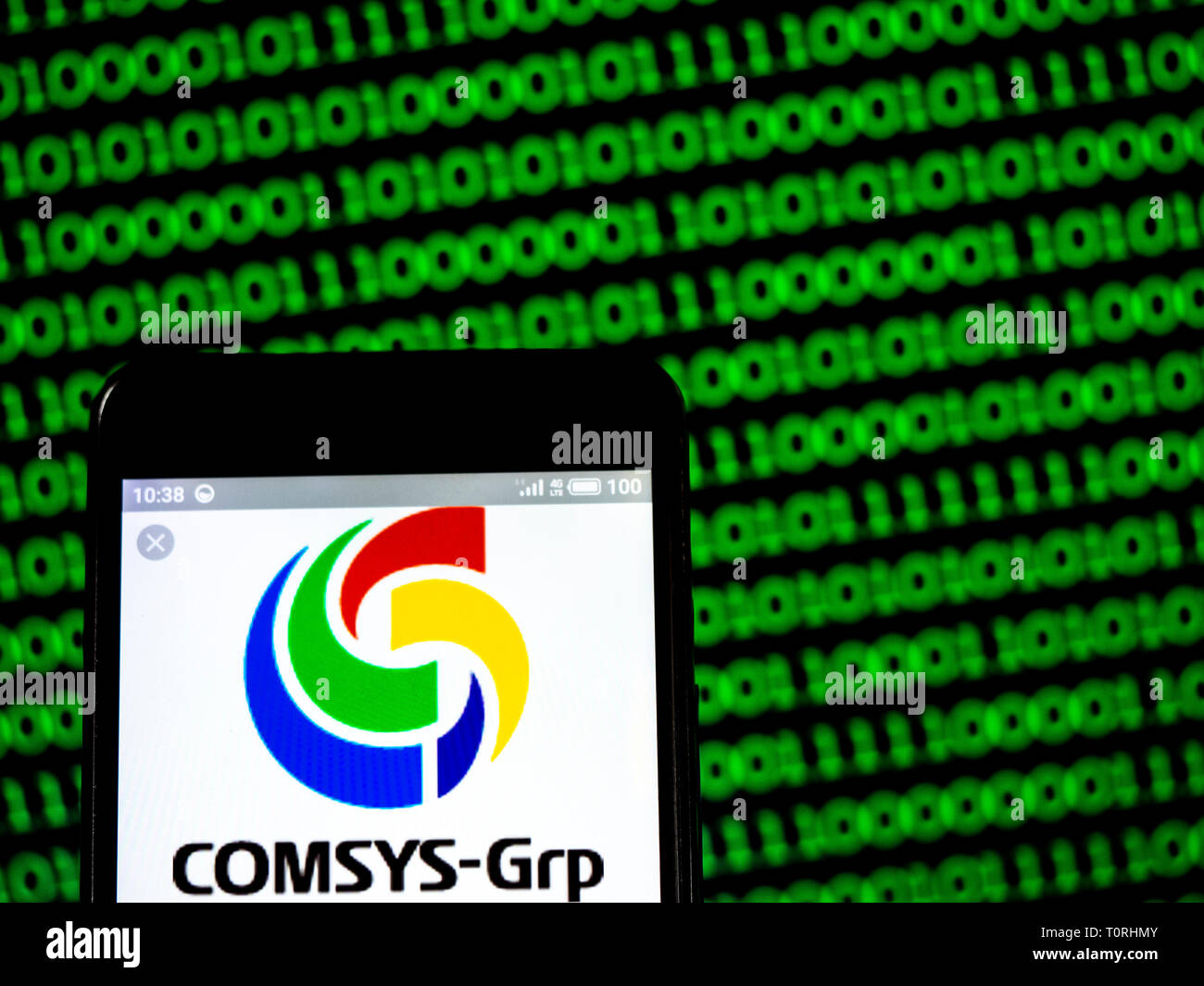 Comsys Holdings Corporation logo seen displayed on smart phone Stock ...