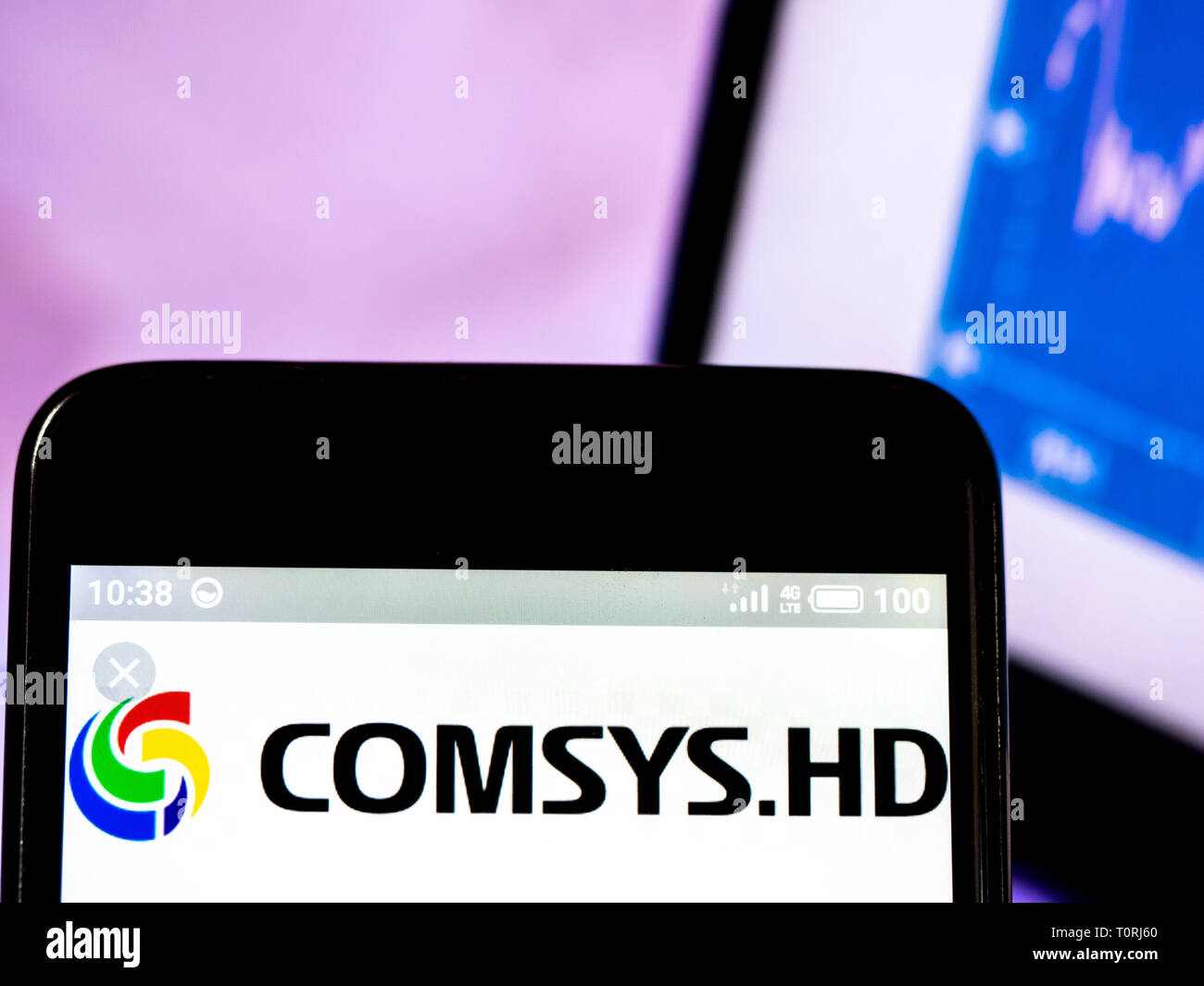 Comsys Holdings Corporation logo seen displayed on smart phone Stock Photo - Alamy