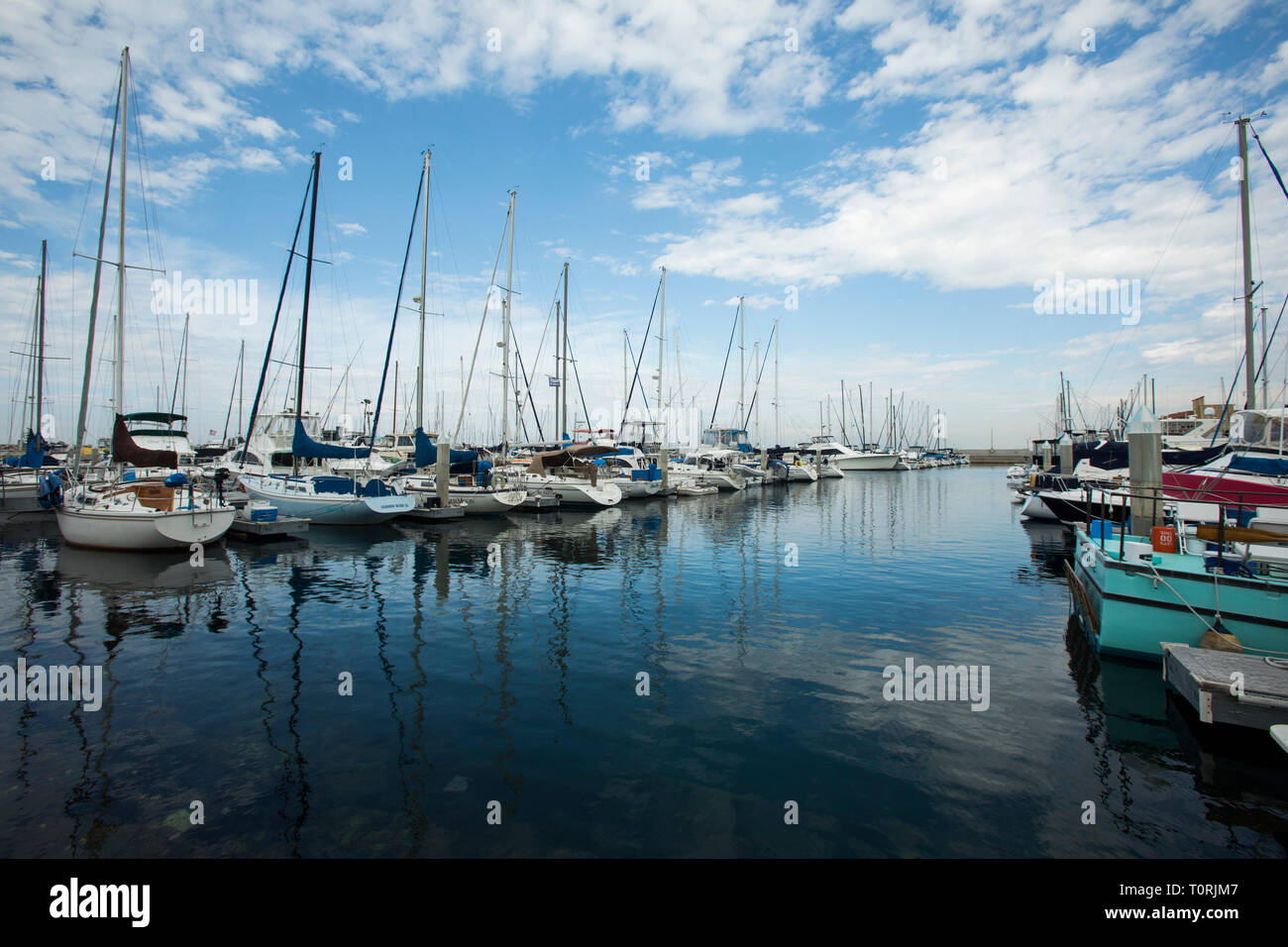 King Harbor Marina, Redondo Beach, Los Angeles County, California, USA ...
