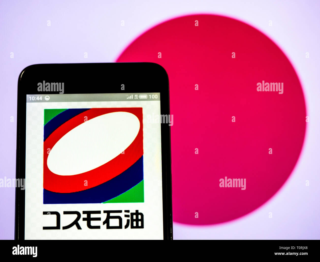 Cosmo Oil Company, Limited logo seen displayed on smart phone Stock ...