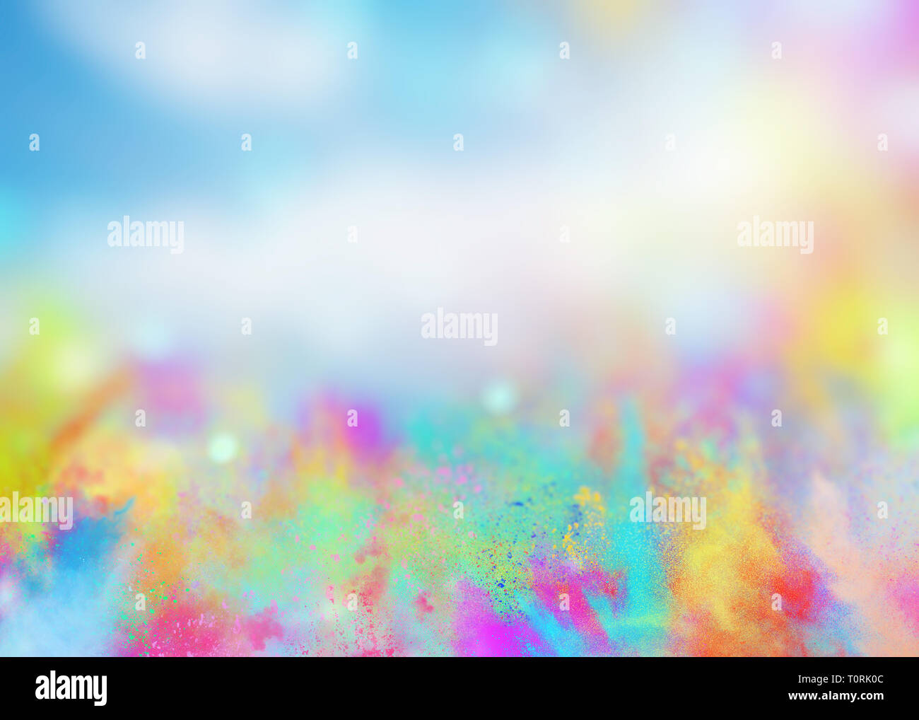 Colored powders for spring holi color party Stock Photo - Alamy
