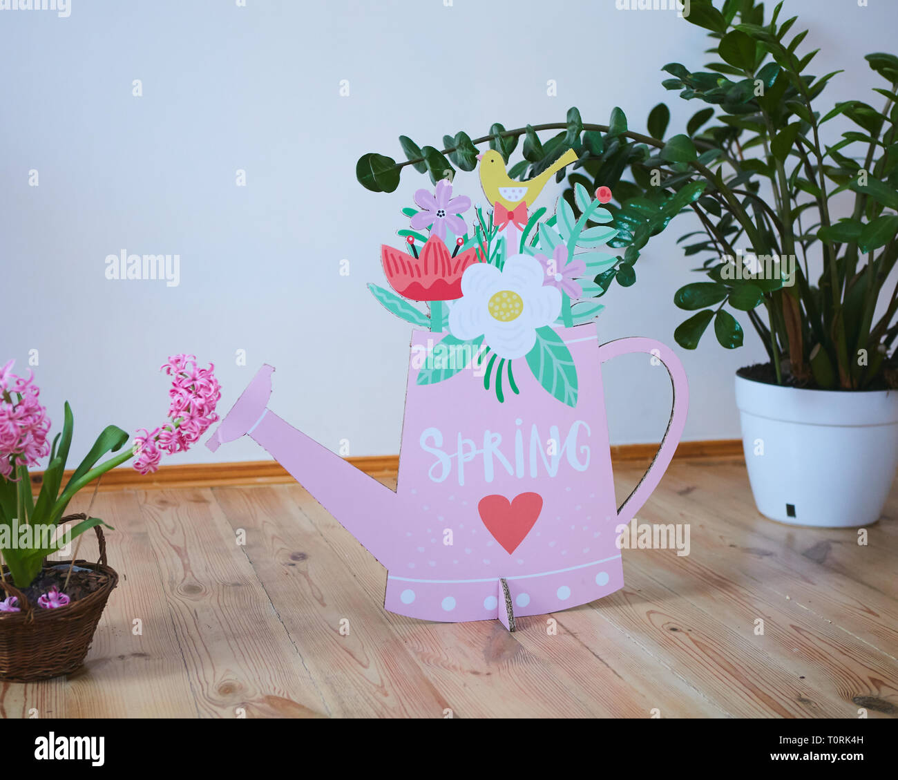 The cardboard Easter background. Cardboard Easter Decoration Stock ...