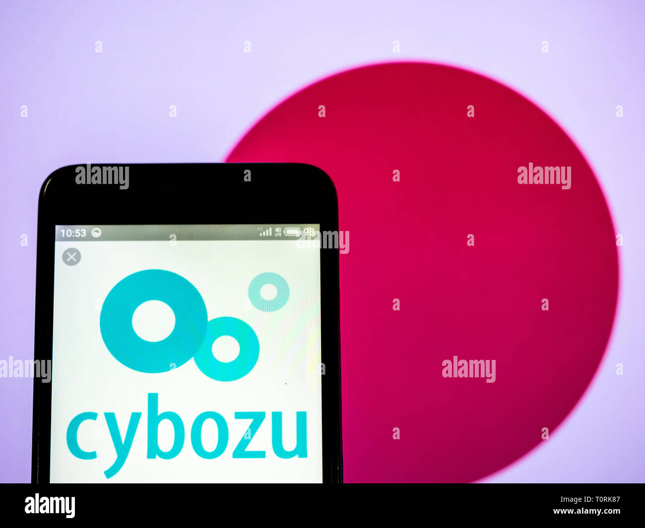 Cybozu, Inc. logo seen displayed on smart phone Stock Photo - Alamy