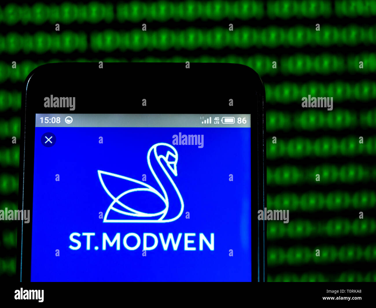 St. Modwen Properties Plc logo seen displayed on smart phone Stock ...