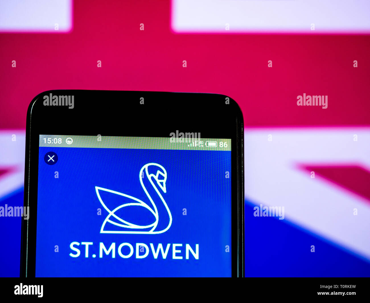 St. Modwen Properties Plc logo seen displayed on smart phone Stock ...