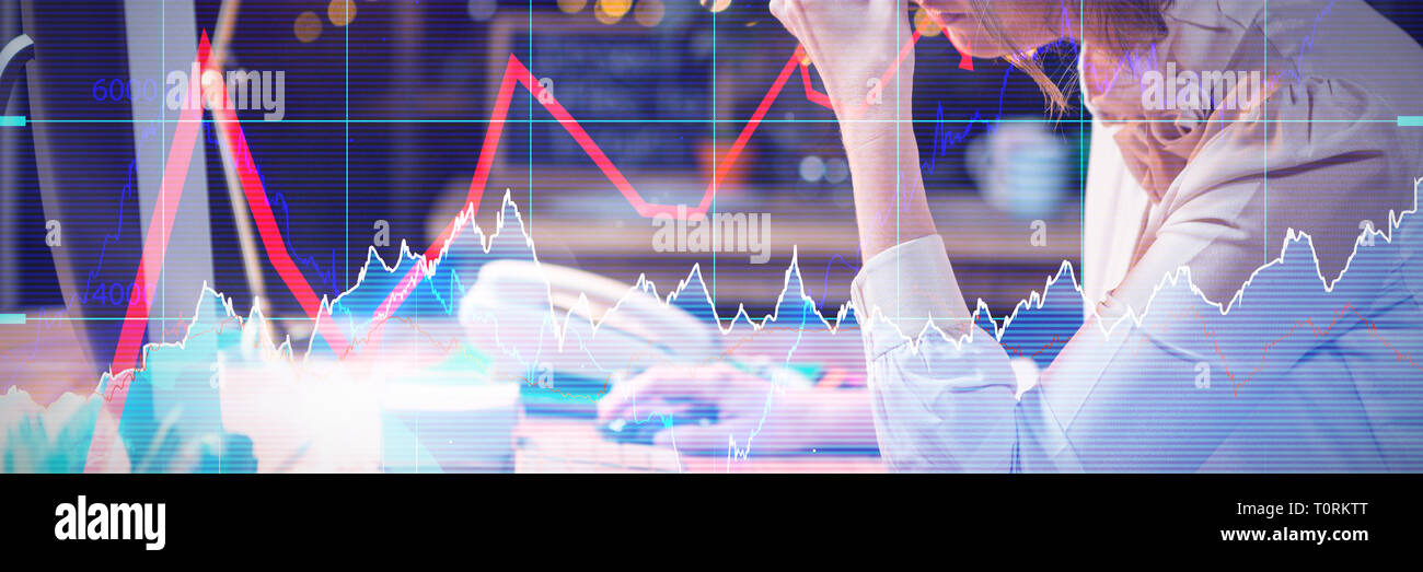 Woman in stocks hi-res stock photography and images - Alamy