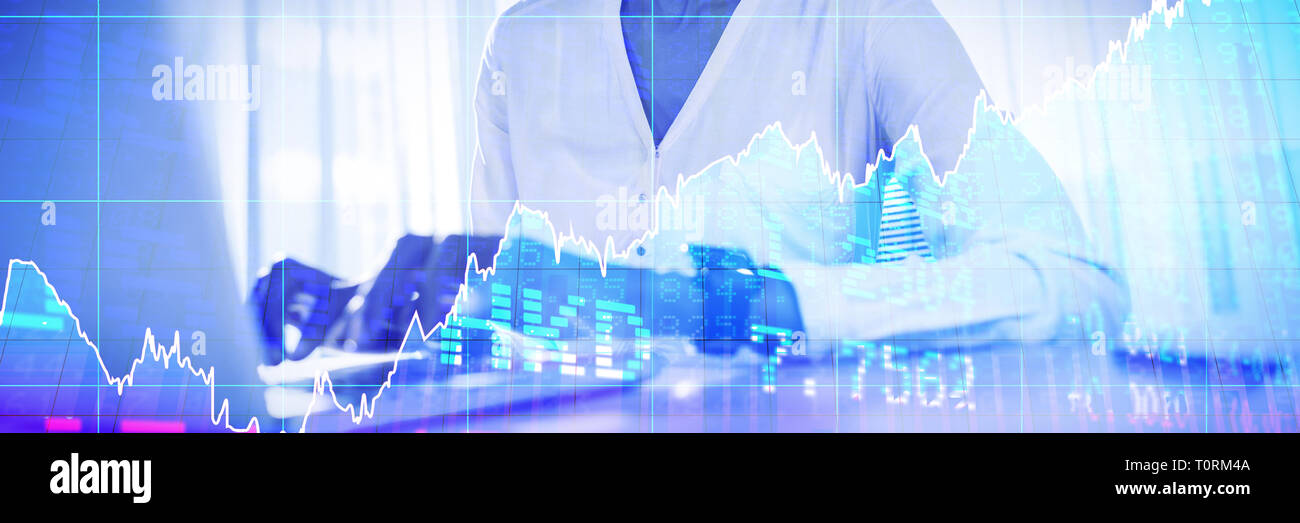 Stocks and shares screen hi-res stock photography and images - Alamy