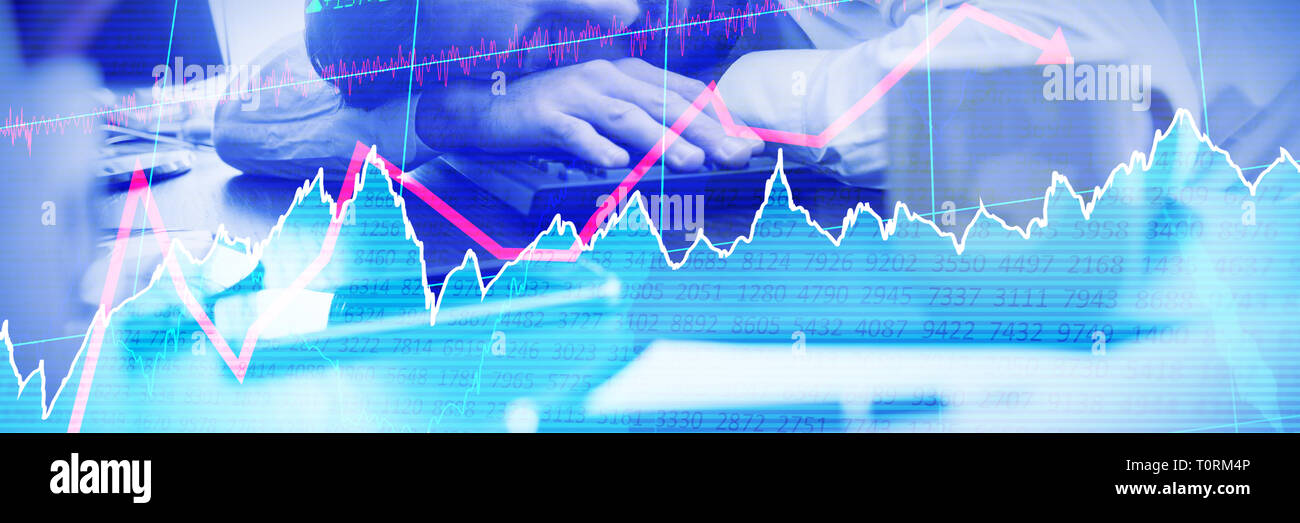 Stocks and shares screen hi-res stock photography and images - Alamy