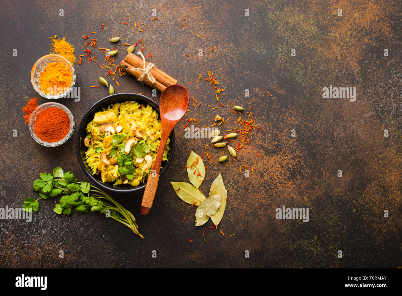Indian biryani rice Stock Photo - Alamy