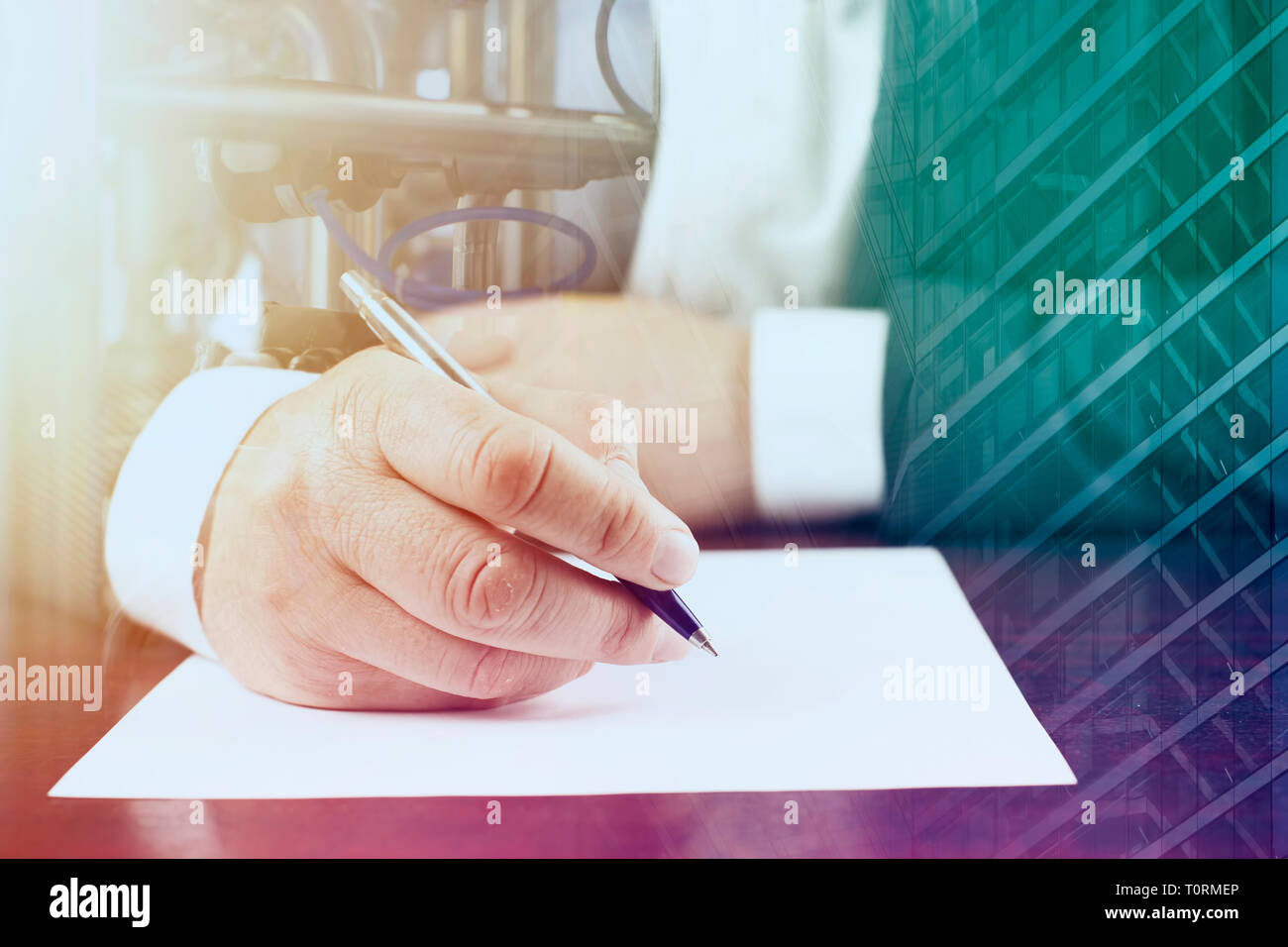 Signing legal document hi-res stock photography and images - Alamy
