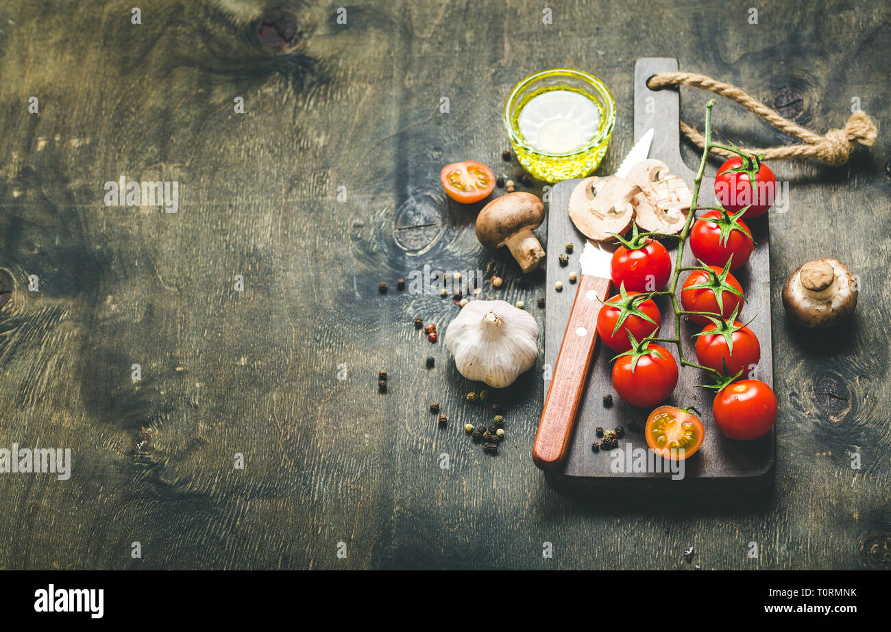 Cooking food background Stock Photo - Alamy
