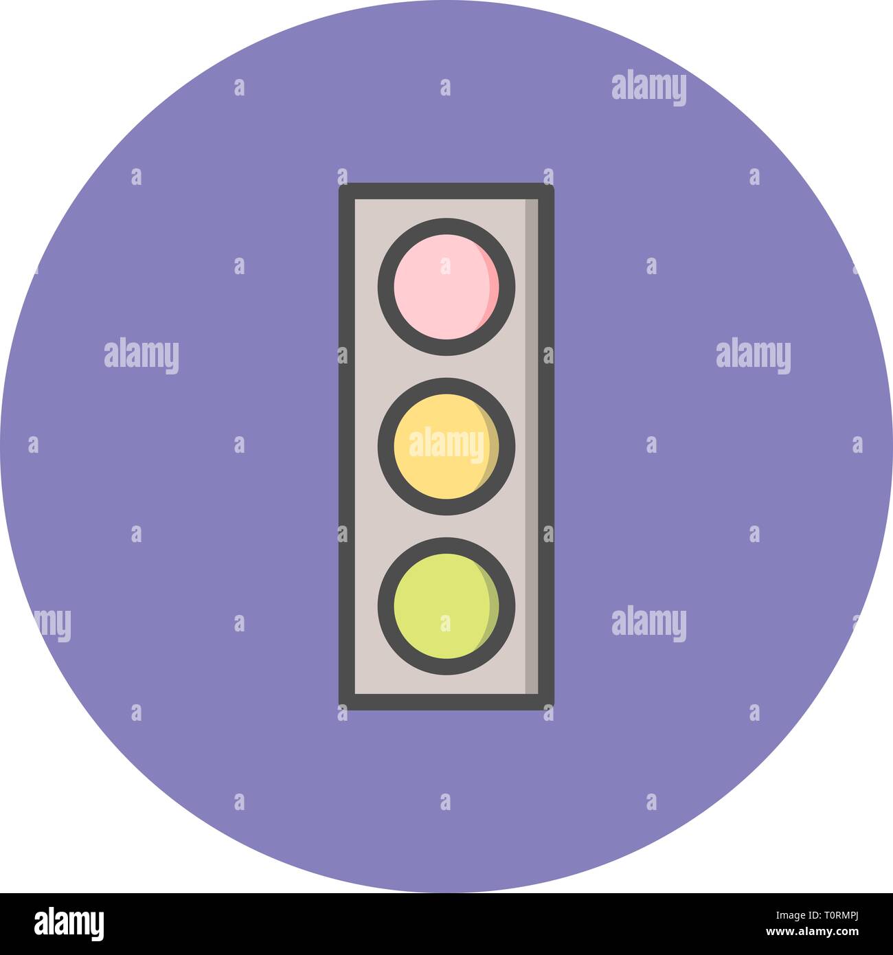 Illustration Signal Sign Icon Stock Photo - Alamy