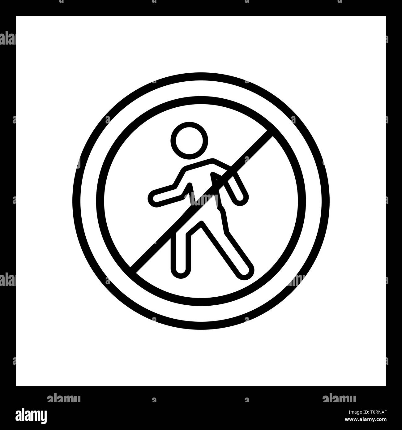 1 no entry sign Black and White Stock Photos & Images - Alamy