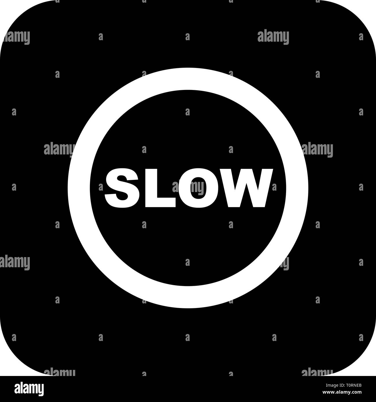 Slow Down Clipart Black And White