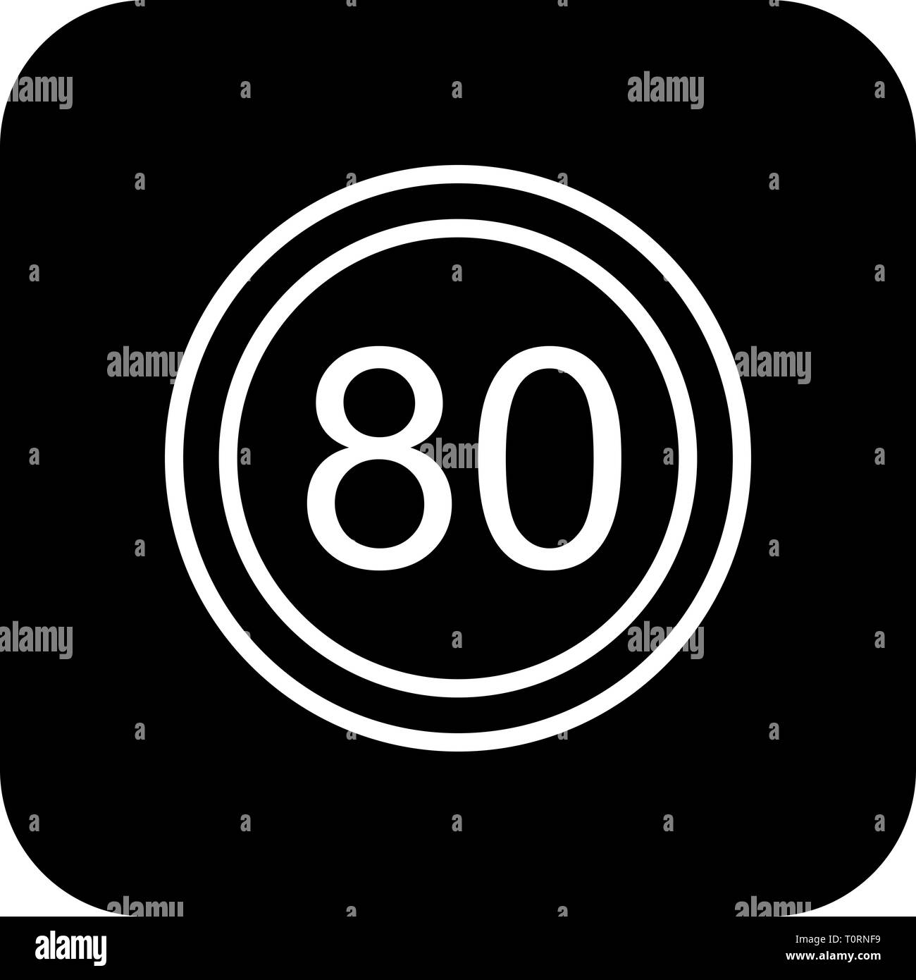 20 speed limit sign Black and White Stock Photos & Images - Alamy