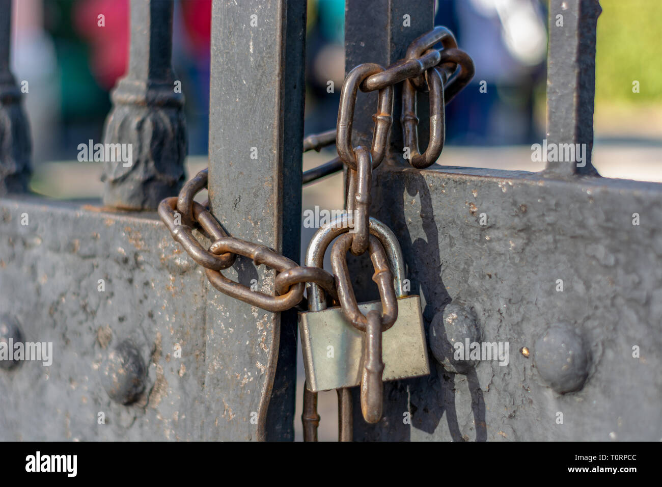 Metal gates prison hi-res stock photography and images - Alamy