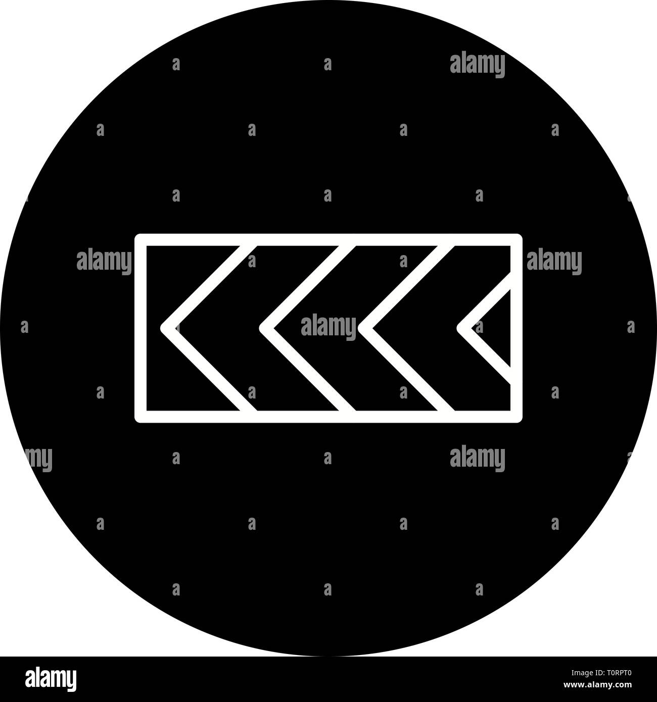 Sharp deviation of route to the left hi-res stock photography and ...
