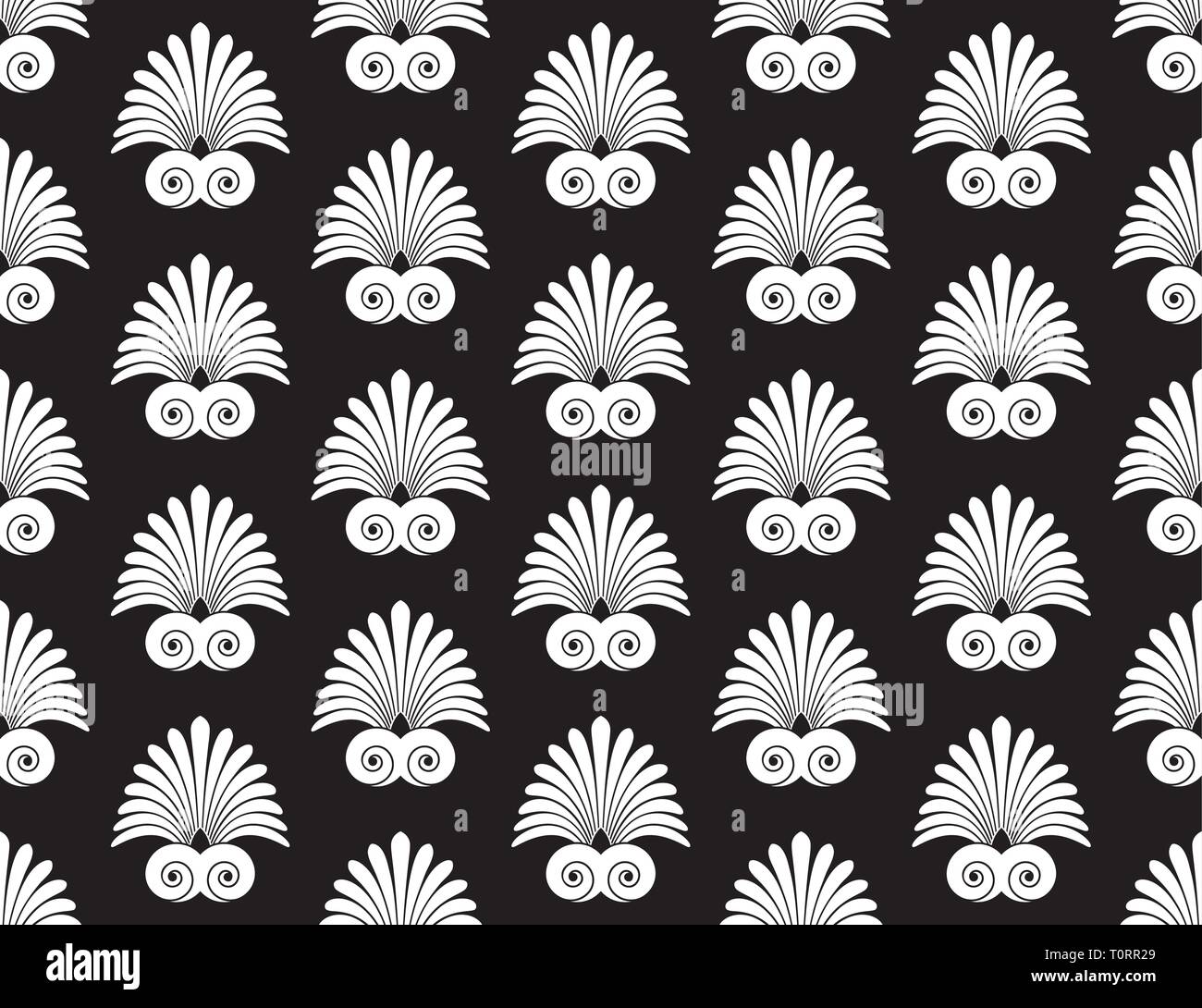 Ancient swirl greek seamless ornament pattern, vector Stock Vector ...