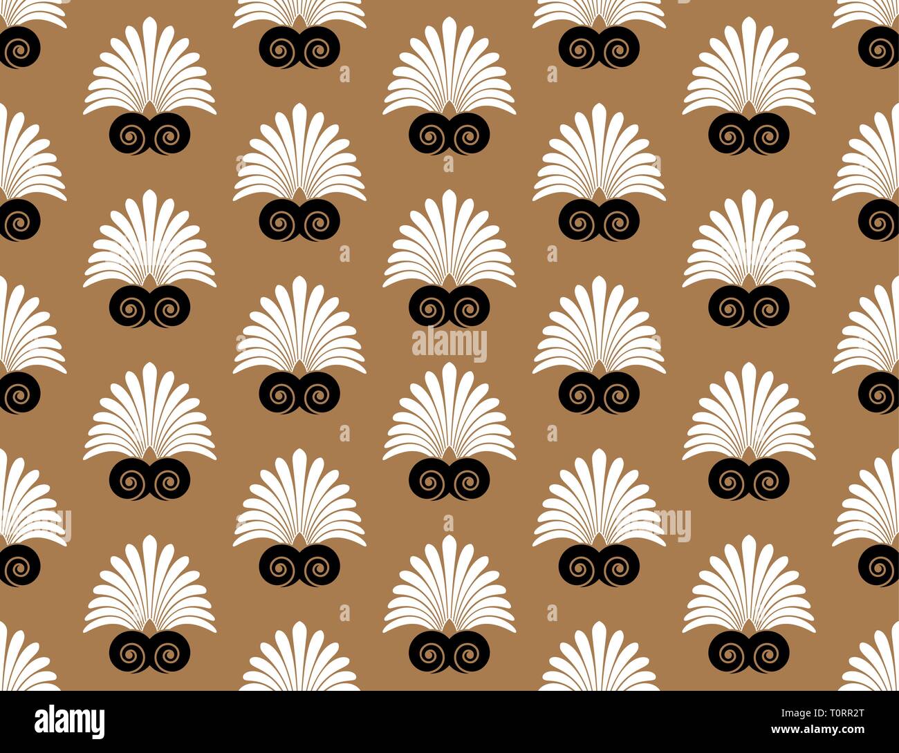 Ancient swirl greek seamless ornament pattern, vector Stock Vector ...