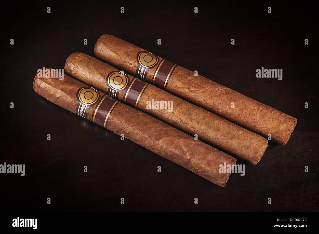 Three cuban cigar Stock Photo - Alamy