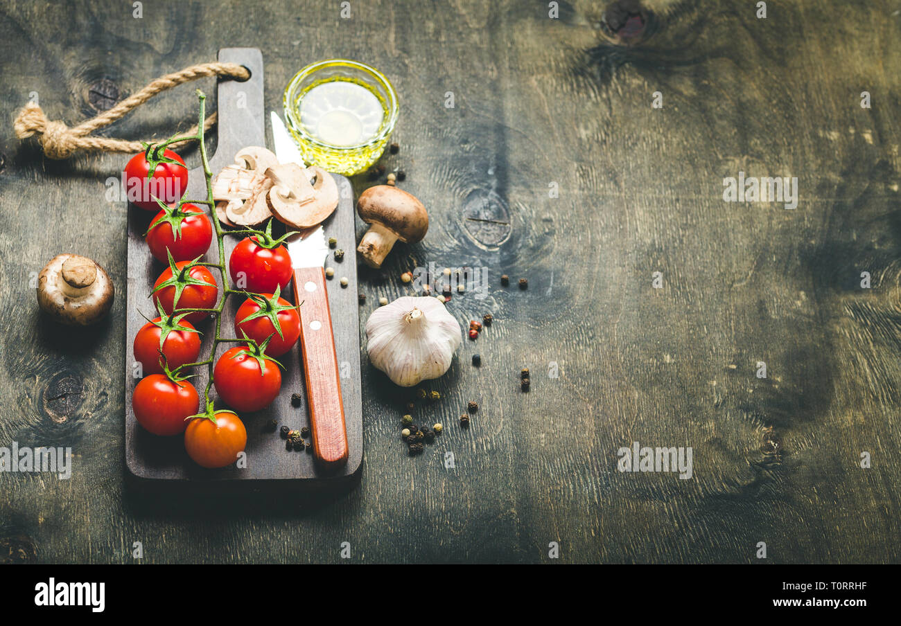 Cooking food background Stock Photo - Alamy
