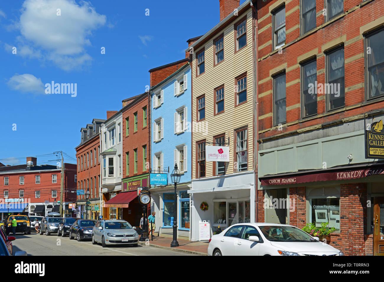 Portsmouth new hampshire market square hi-res stock photography and ...